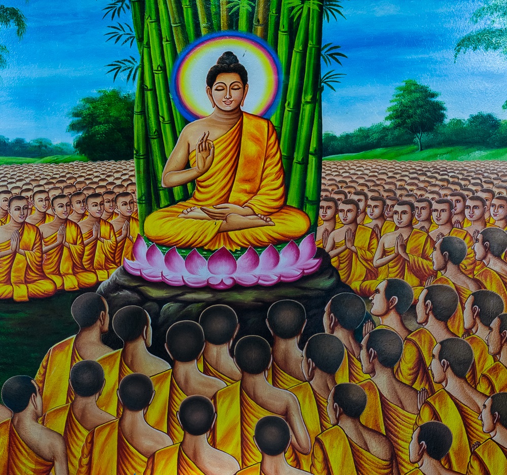 Buddha som munk